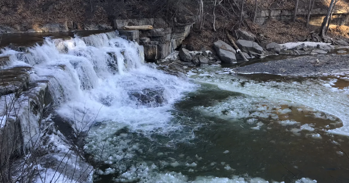 Ice in the Eddy | Taughannock Falls State Park